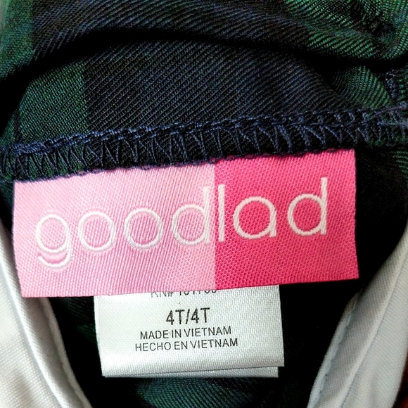 Good Lad | Dresses | Good Lad Little Girls Smock Neck Short Sleeves ...